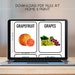 FRUITS | Fruit Flashcards | Printable Preschool Fruit Flashcards ...