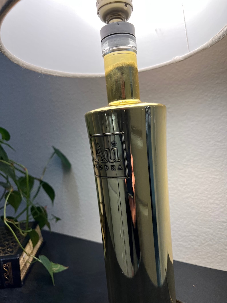 Au Vodka Liquor Bottle Lamp - Etsy