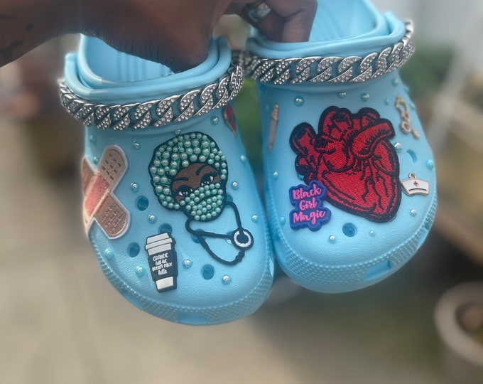 Nurses Heart Custom Crocs Nurse Custom Crocs Nurse Footwear - Etsy
