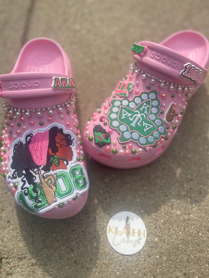 Custom Crocs| AKA Custom Crocs| Sorority| Platform Crocs - Etsy