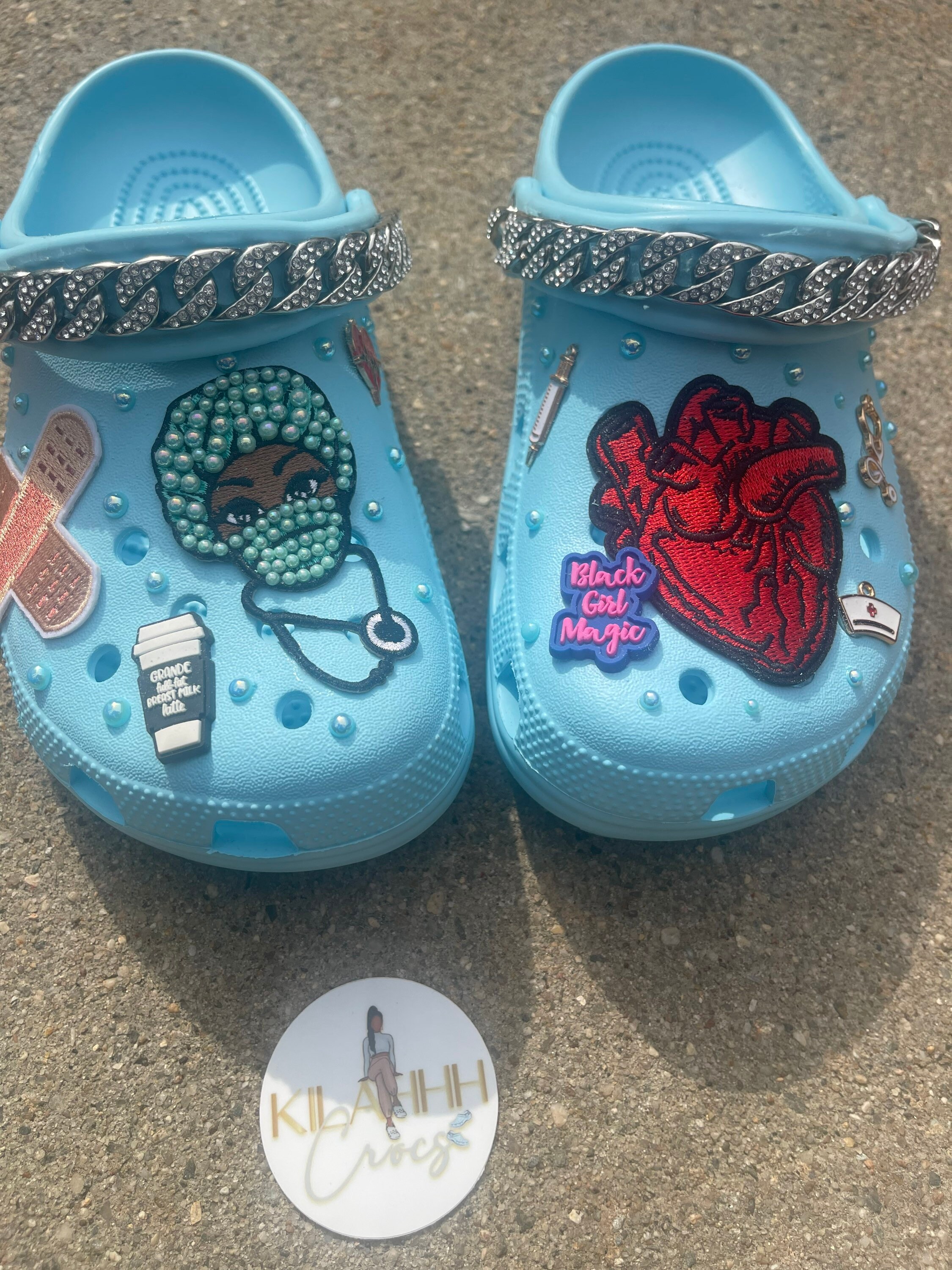 Nurses Heart| Custom Crocs| Nurse Custom Crocs| Nurse Footwear - Etsy