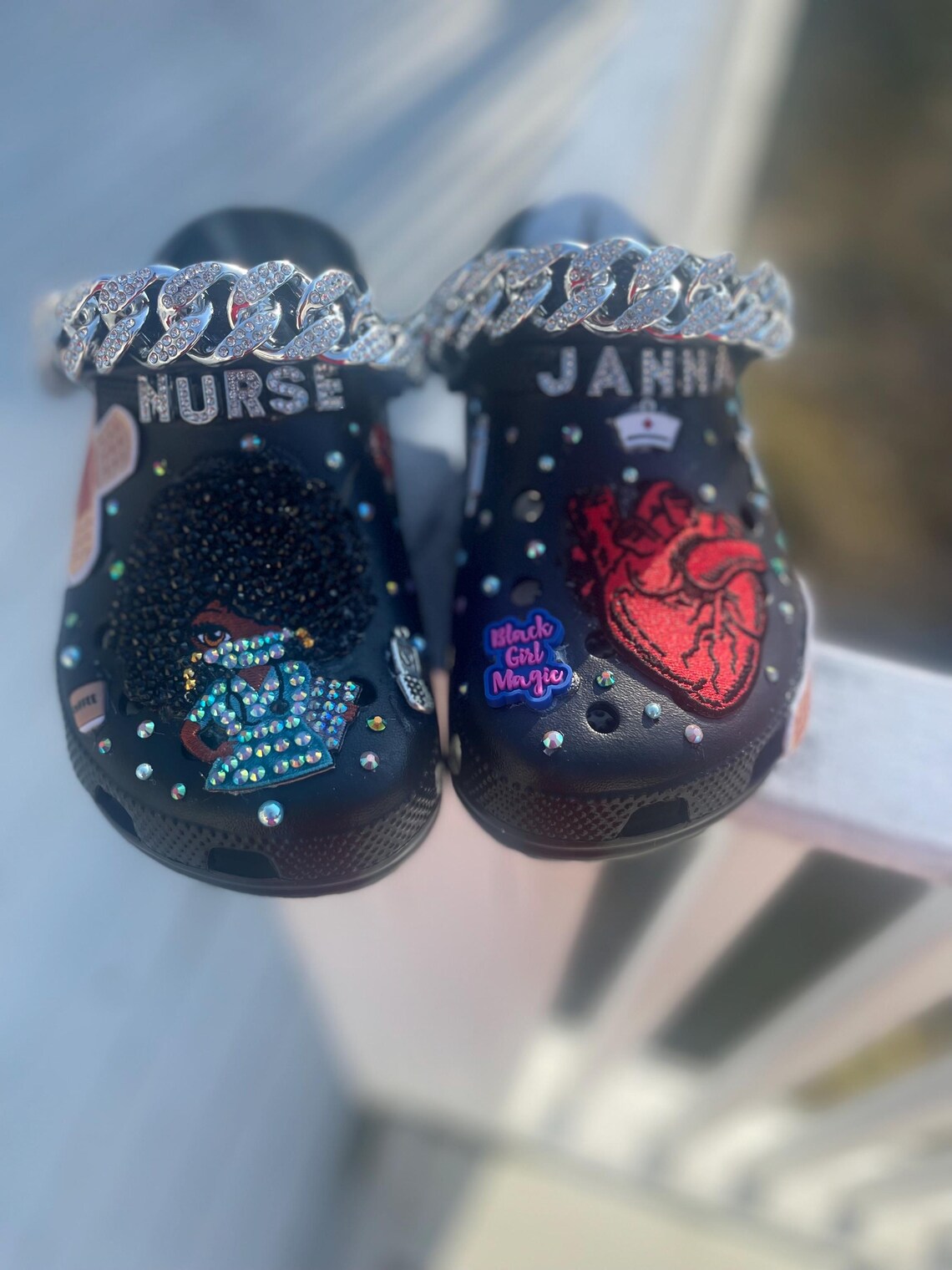 Nurses Heart| Custom Crocs| Nurse Custom Crocs| Nurse Footwear - Etsy