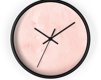 Peach Wall Clock - Etsy