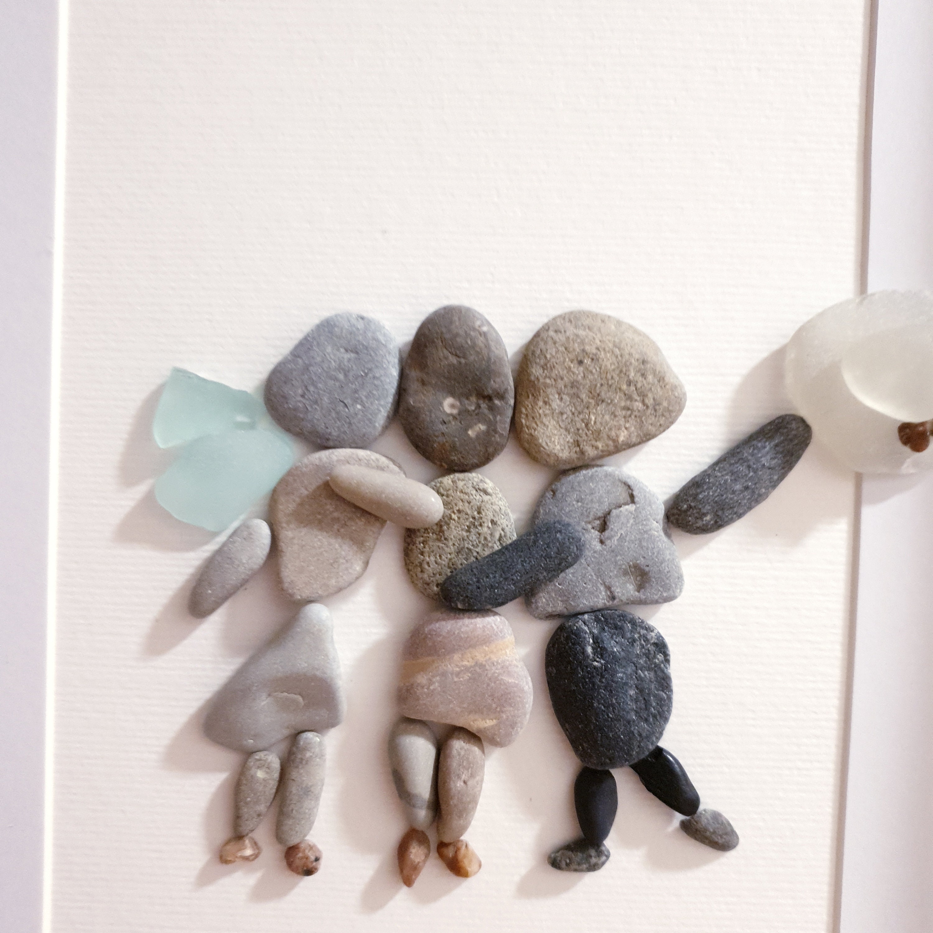 Three Friends. Friendship. Together. Pebble Art. Pebble Picture. - Etsy