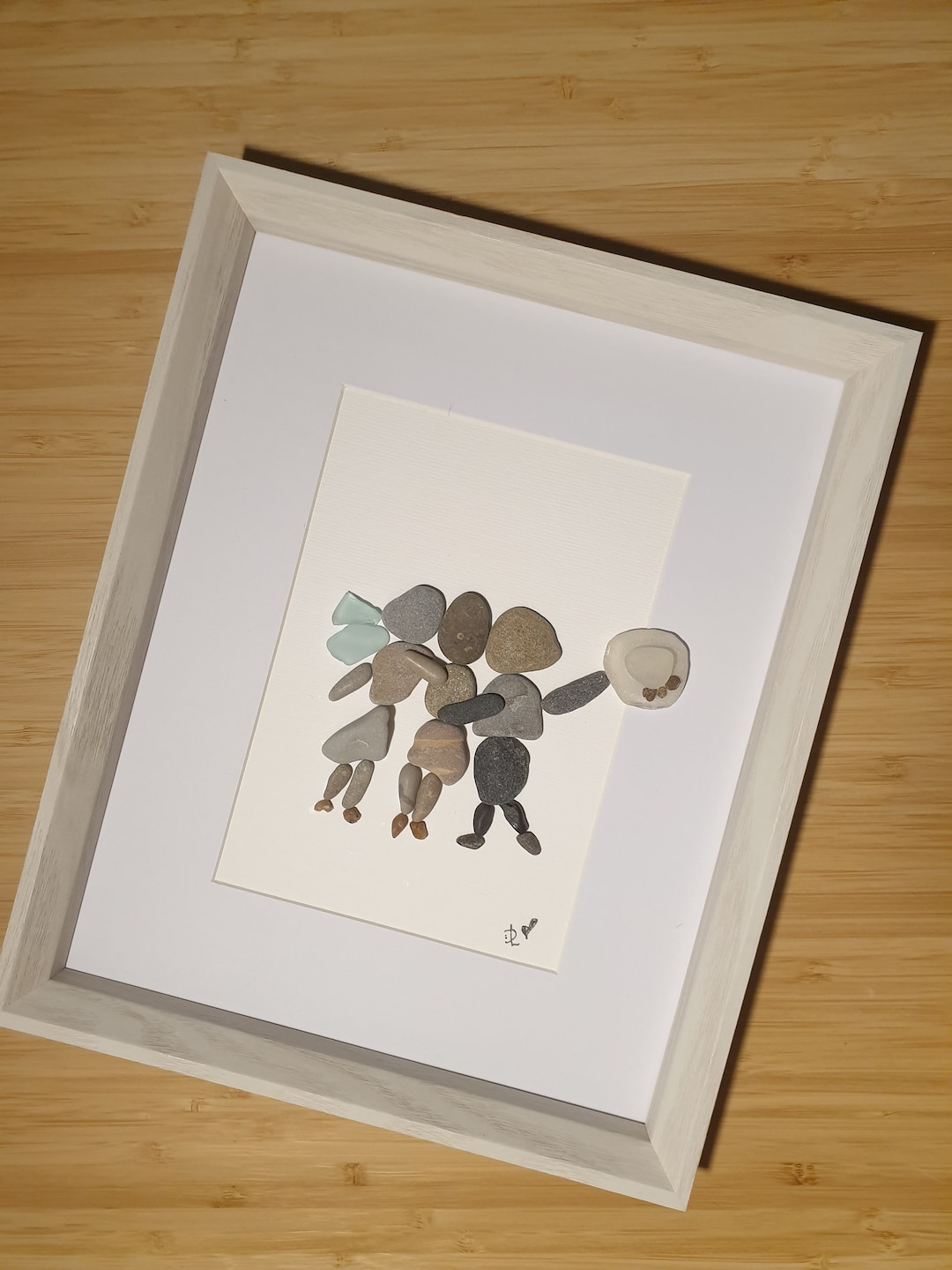 Three Friends. Friendship. Together. Pebble Art. Pebble Picture. - Etsy