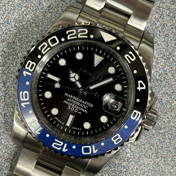 Seiko Blue Submariner Dial - Etsy