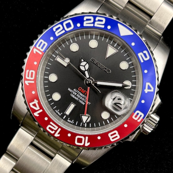 Seiko Pepsi Gmt - Etsy