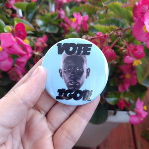 Vote Igor 2.25 Button Tyler the Creator Set of Four - Etsy