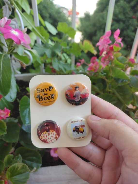 Tyler the Creator Flower Boy Save the Bees 1 Pins - Etsy