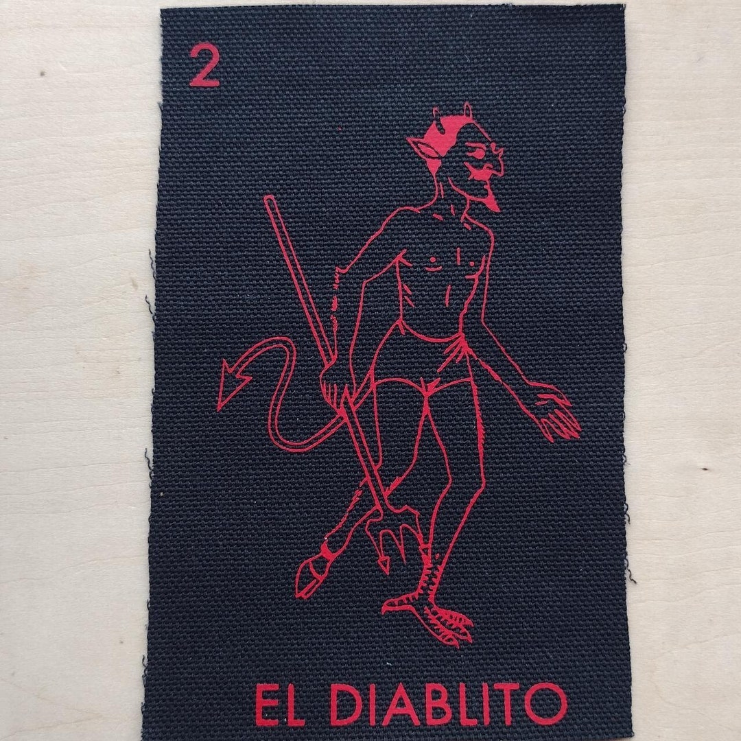 El Diablito Patch | Loteria Cards Patch - Etsy