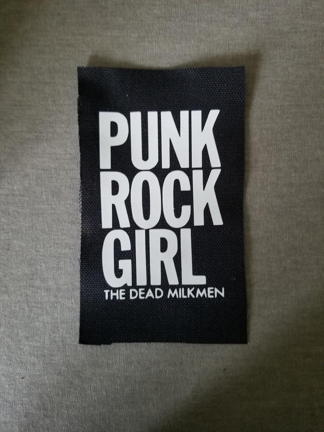 Punk Rock Girl Patch - Etsy
