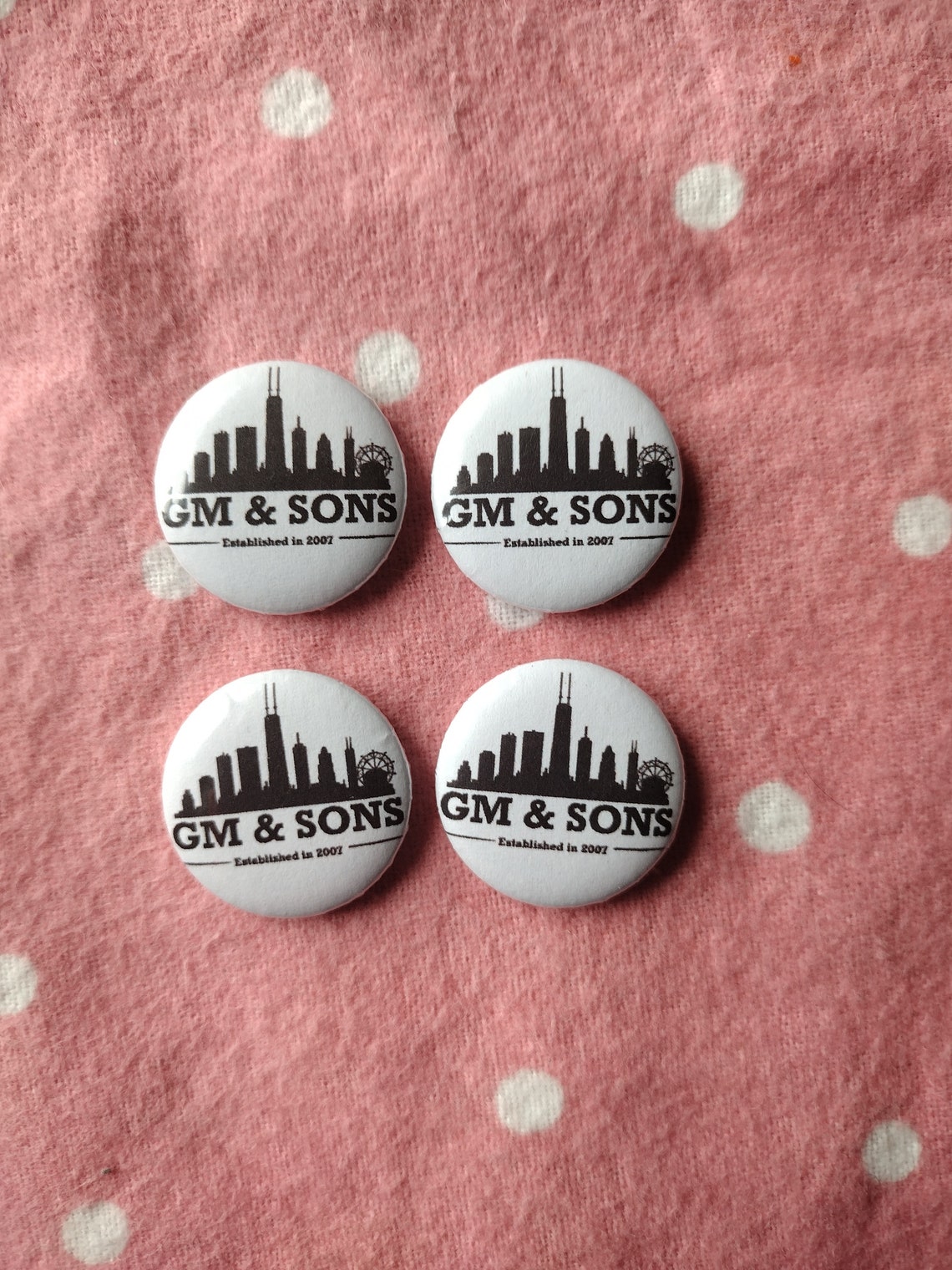Custom 1 Band Buttons Business Buttons Party - Etsy