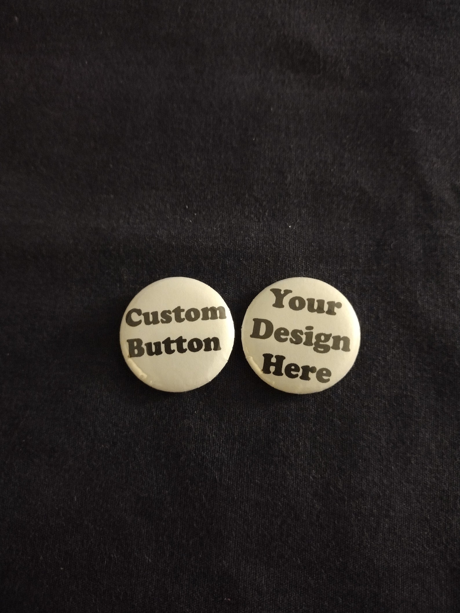 Custom 1 Band Buttons Business Buttons Party - Etsy