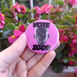 Vote Igor 2.25 Button Tyler the Creator Set of Four - Etsy