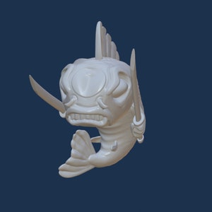 KOI Fish STL File, Koitana 3D Digital Print File, Original Design - Etsy