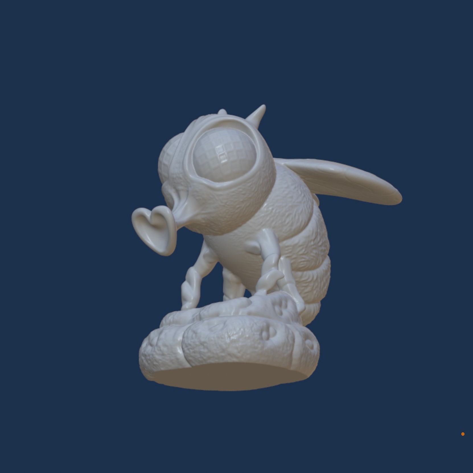 Cute Fly on Poop, STL Digital File for 3D Printing, Cute Fly, Poop ...
