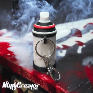 Skull Spray Can, Mini Keychain Container, Functional 3D Print, Top ...