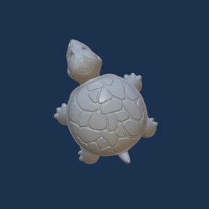 Cute Turtle, Cartoon Tortoise, STL File, Digital File for 3D Printing ...