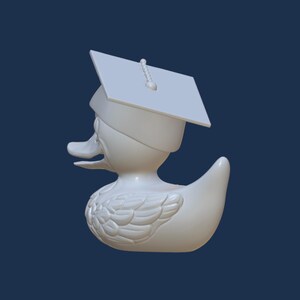 Graduate Duck STL, 3D Digital File for 3D Printing, Rubber Ducky Style ...