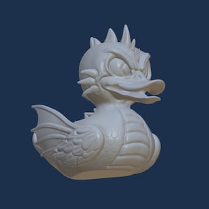 Dragon Duck STL, 3D Digital File for 3D Printer, Rubber Ducky, Dragon ...