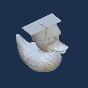 Graduate Duck STL, 3D Digital File for 3D Printing, Rubber Ducky Style ...