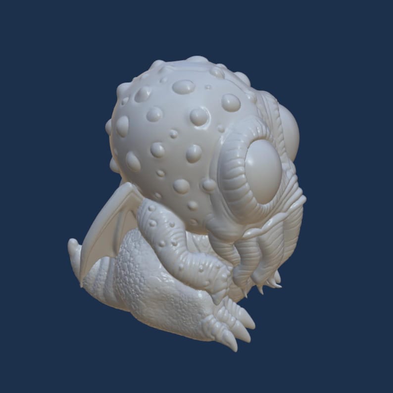 Baby Cthulhu STL, 3D Digital File for 3D Printer - Etsy
