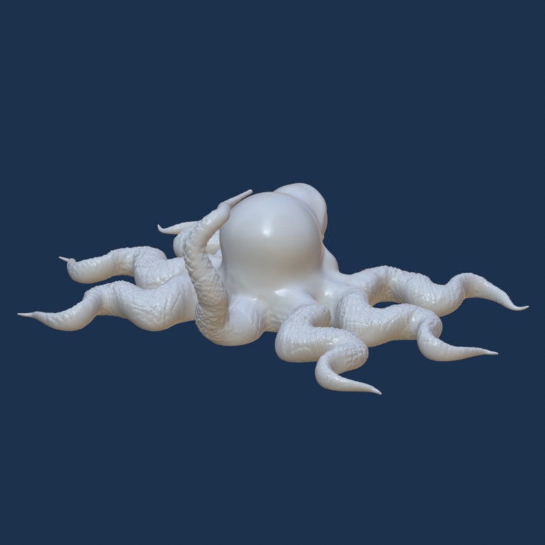 Strange Creature STL, STL File for 3D Printing, Swamp Monster, Seven ...