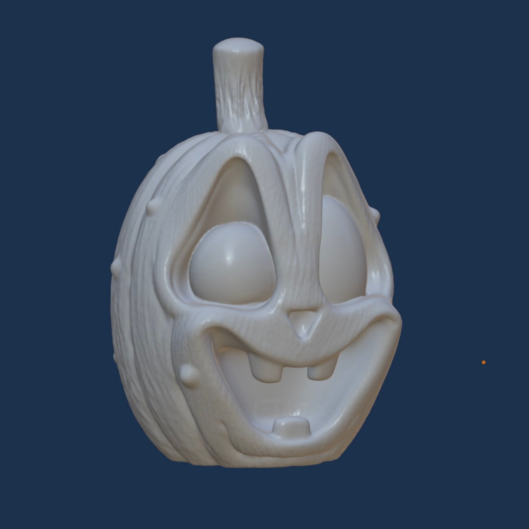 Pumpkin STL, 3D Digital File, STL, Original Design, Halloween STL File ...