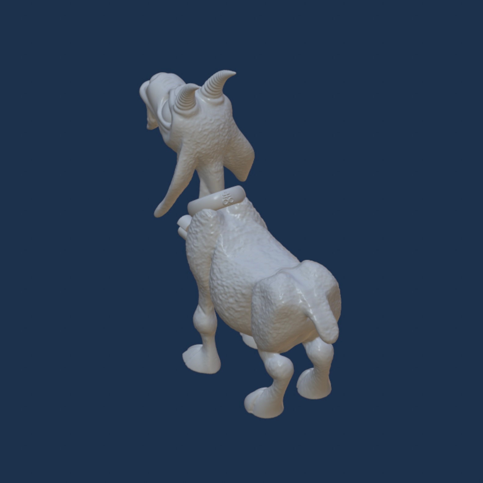 Devil Goat, STL File, 3D Digital File for 3D Printing, Comical, Unique, One of a Kind STL Art - Etsy