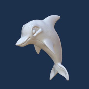 Cute Dolphin STL, 3D Digital File for 3D Printer, Porpoise, Dolphin ...