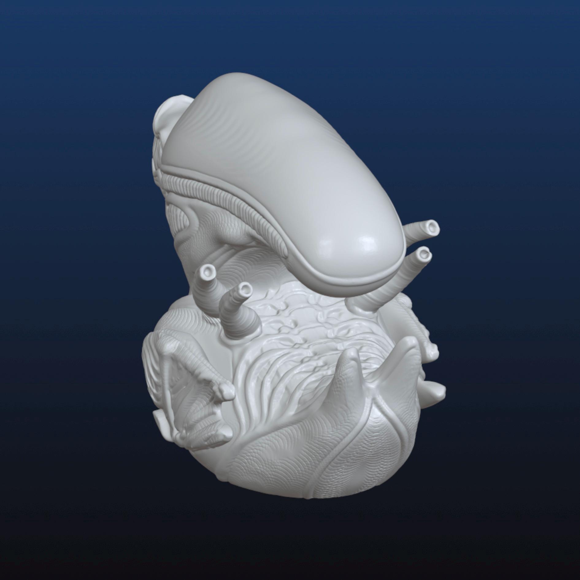 Xenomorph Duck STL, 3D Digital File for 3D Printing, Alien Duck ...