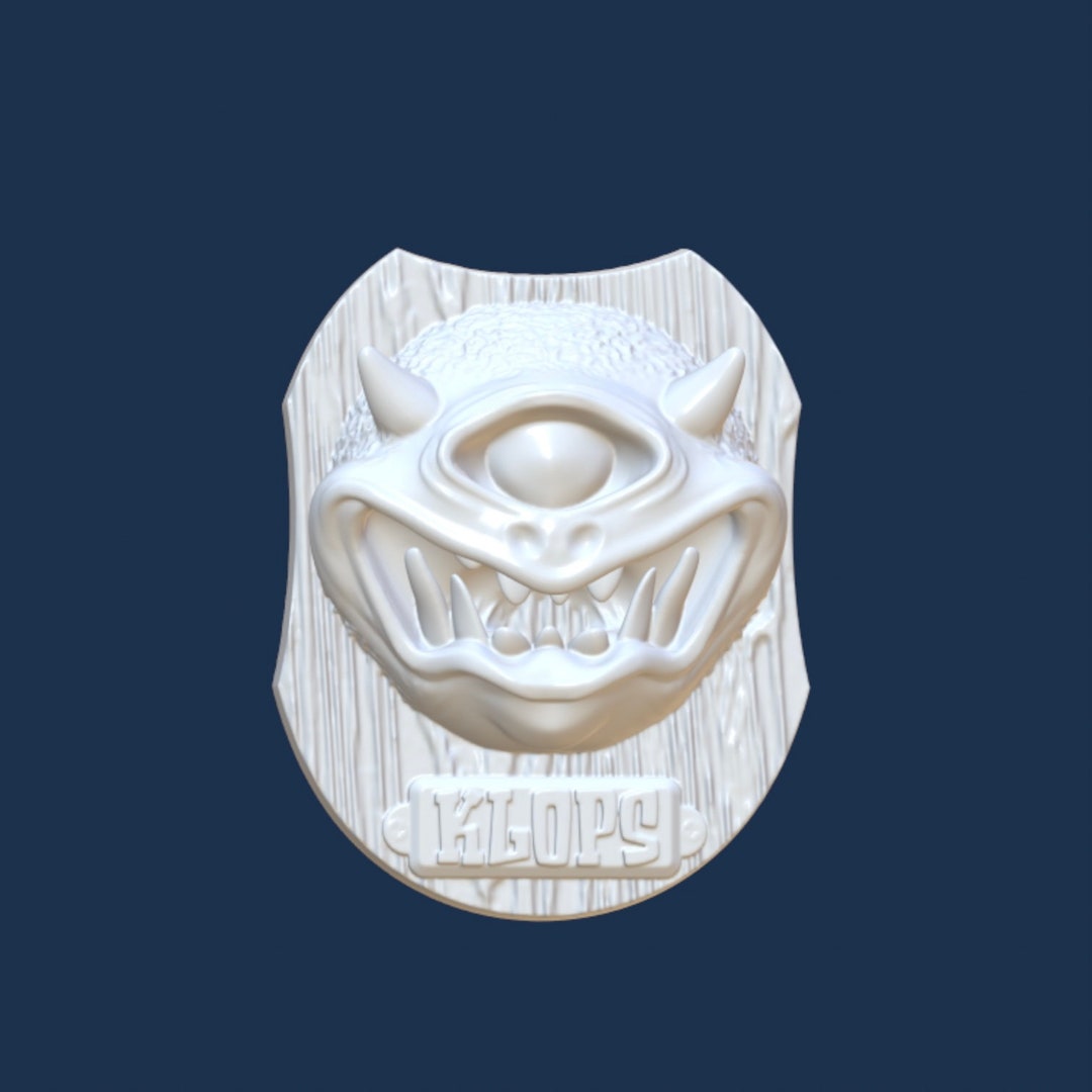 Cyclops Wall Plaque, STL File for 3D Printing, Cyclops Monster, Wall ...