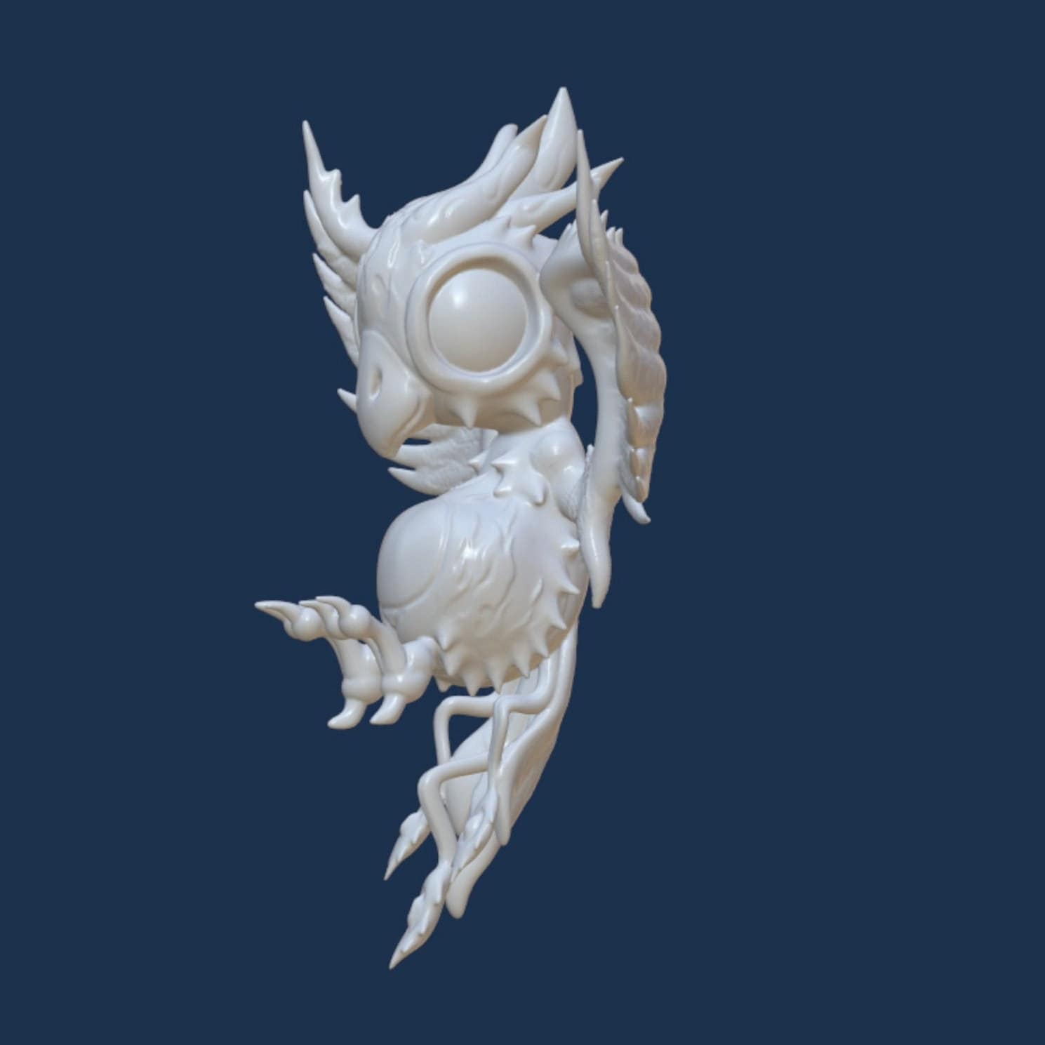Baby Phoenix STL, 3D File for 3D Printer, Chibi, Cute, Kawaii, Original ...