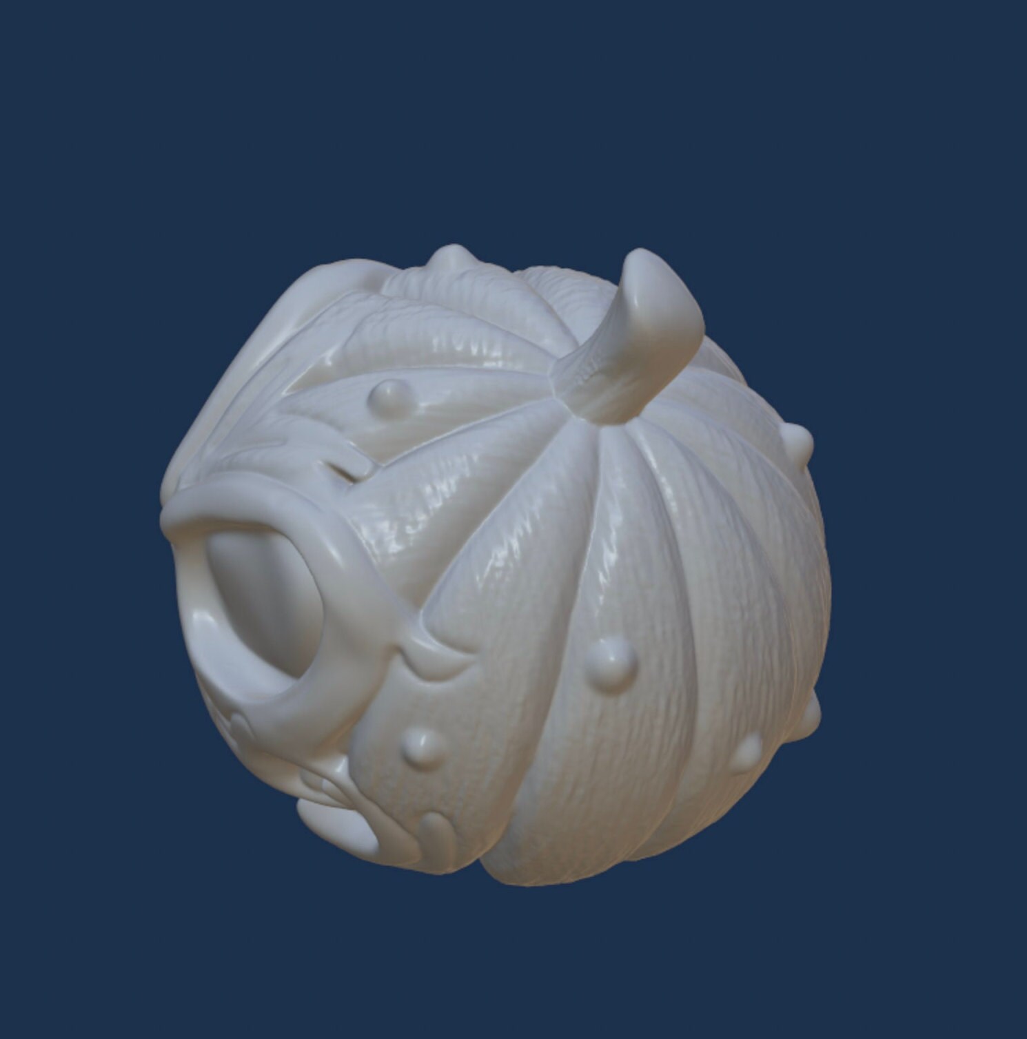 Pumpkin STL, 3D Digital File, STL, Original Design, Halloween STL File ...