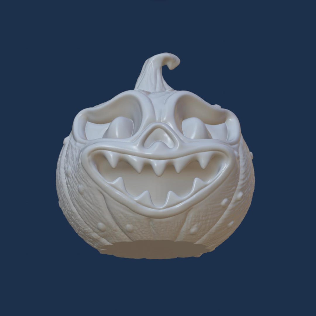 Pumpkin STL, 3D Digital File for 3D Printer, Cute Pumpkin, Jack-o ...