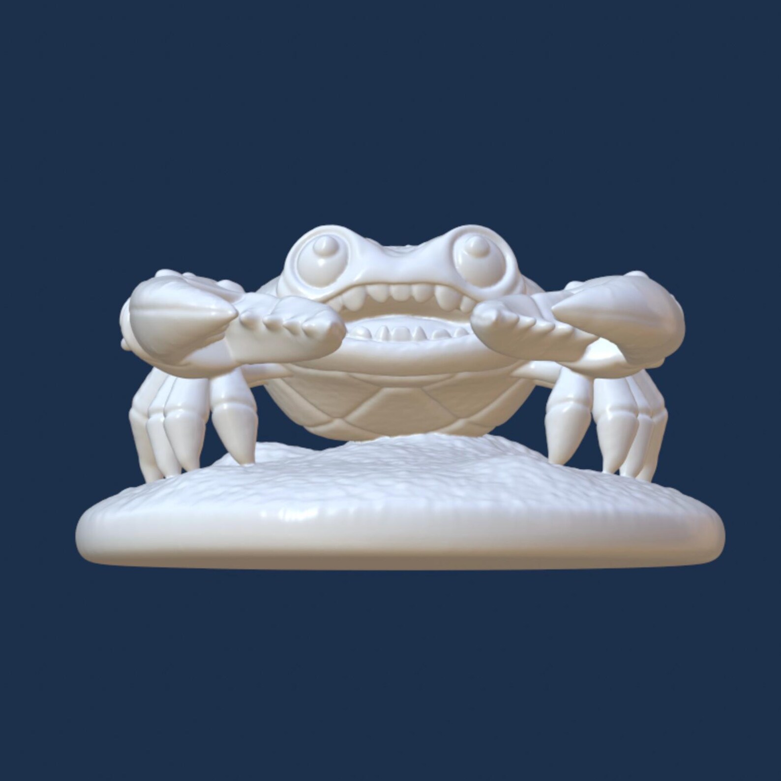 Cute Crab STL, 3D Digital File for 3D Printing, Crabby the Crab, Crab ...