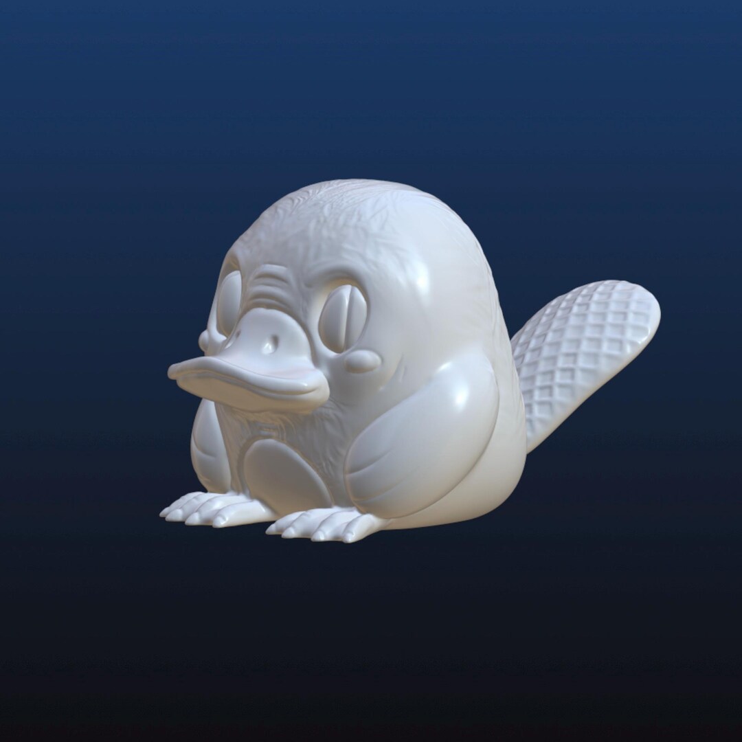 Cute Platypus STL, 3D Digital File for 3D Printing, Kawaii Platypus, Chibi Platypus, Original ...