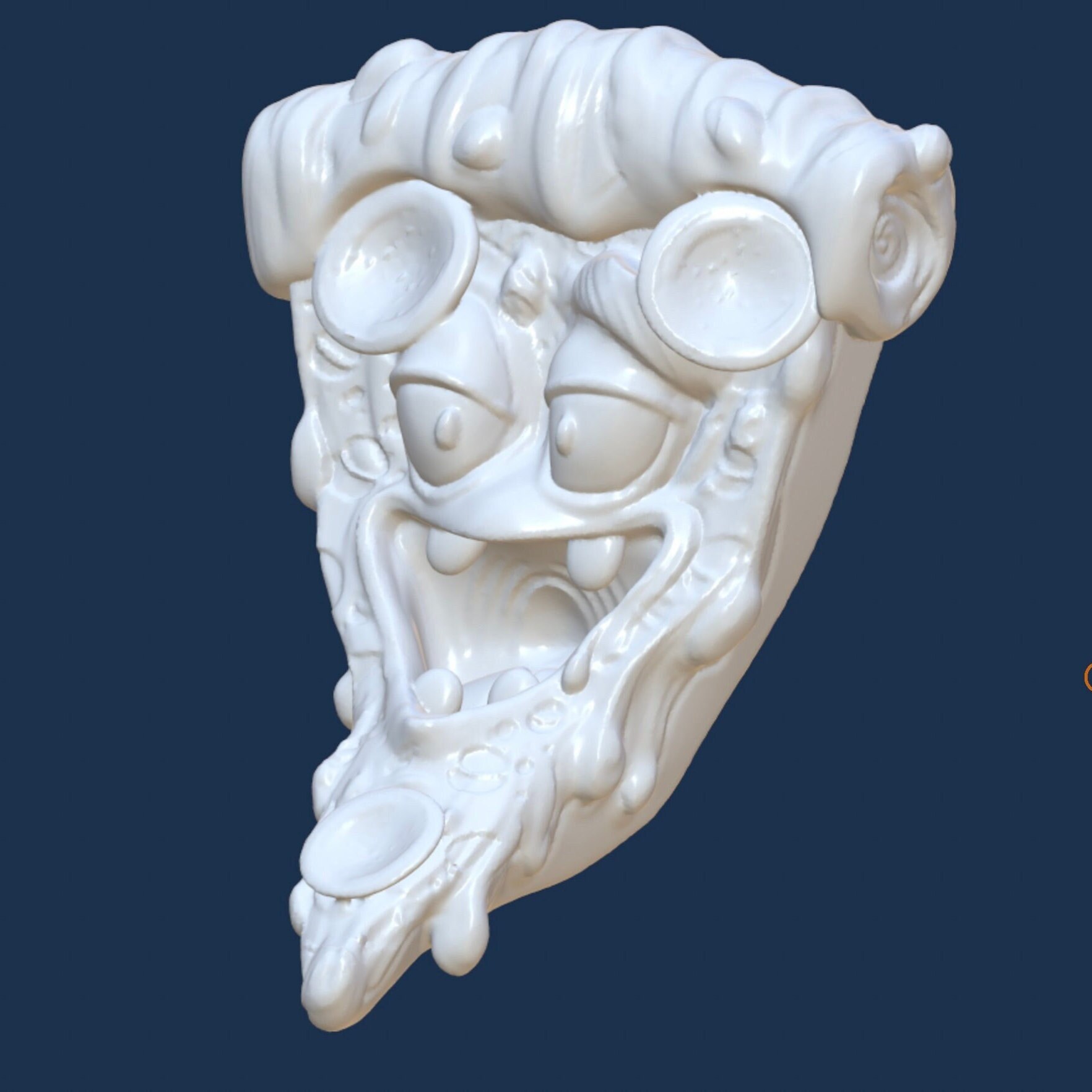 Pepperoni Pizza, 3D STL Digital File for 3D Printer, Original Design ...