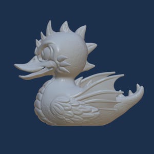 Dragon Duck STL, 3D Digital File for 3D Printer, Rubber Ducky, Dragon ...