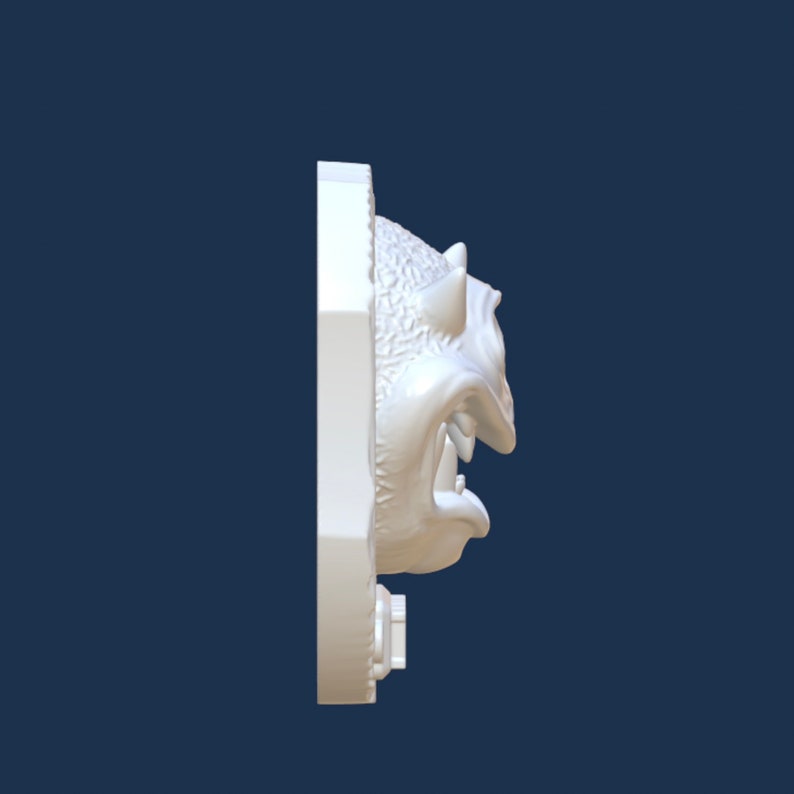 Cyclops Wall Plaque, STL File for 3D Printing, Cyclops Monster, Wall ...