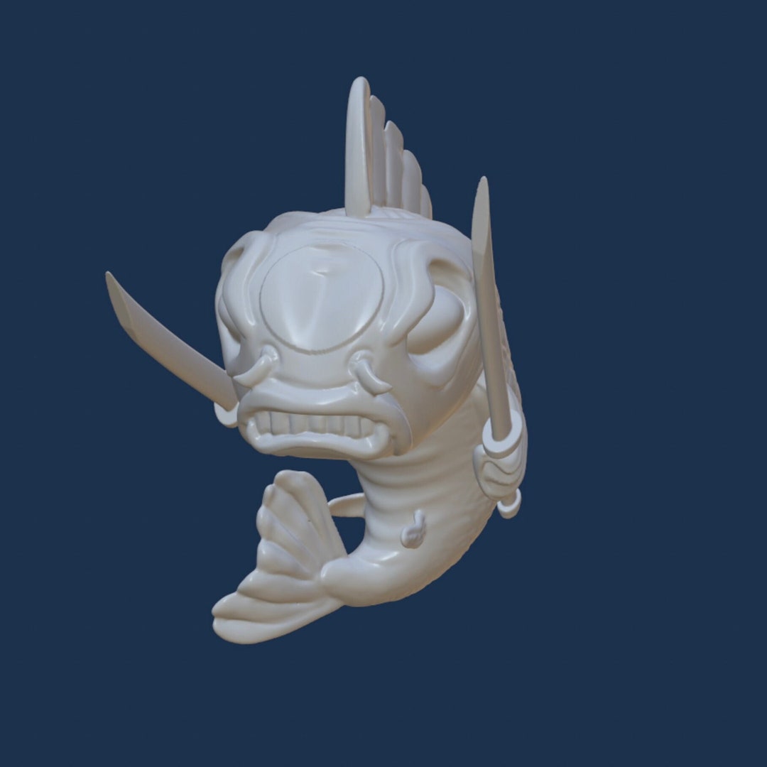KOI Fish STL File, Koitana 3D Digital Print File, Original Design - Etsy