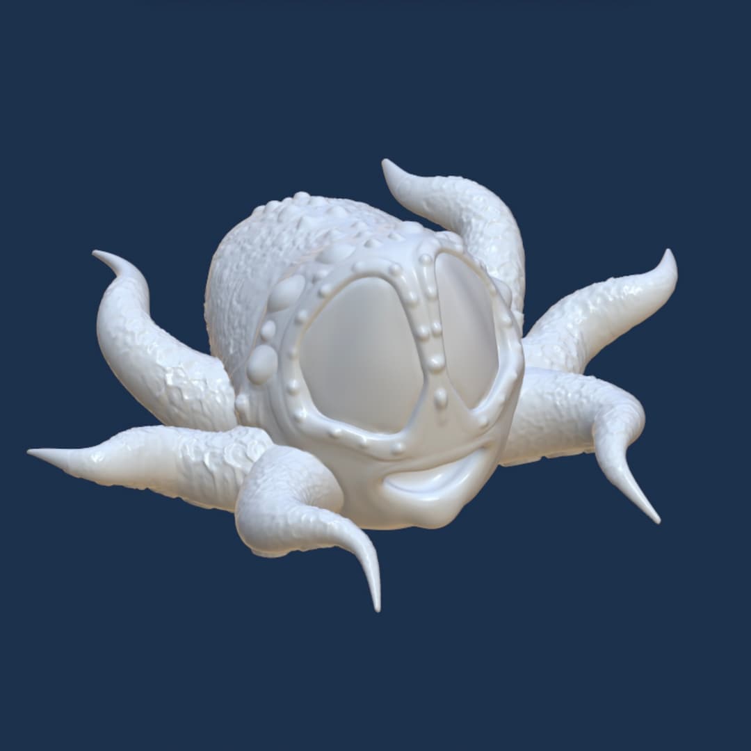 Cute Sea Creature, Hexapod, STL File for 3D Printing, Cute, Whimsical ...