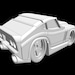 Sports Car, Cartoon Sports Car STL, 3D Asset, 3D Digital File for 3D ...