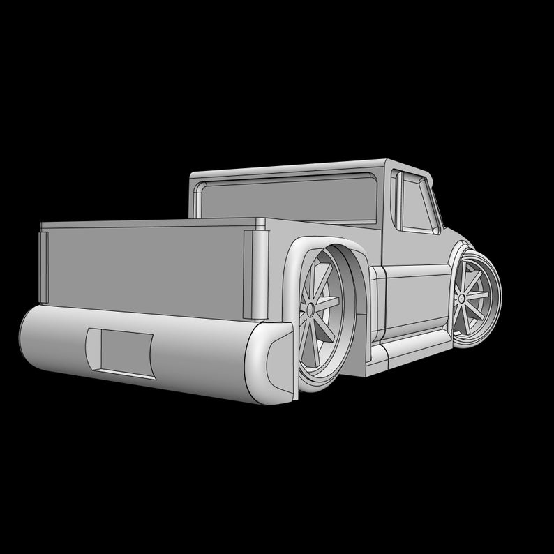 Mini Truck, Truck STL, 3D Asset, 3D Digital File for 3D Printer ...