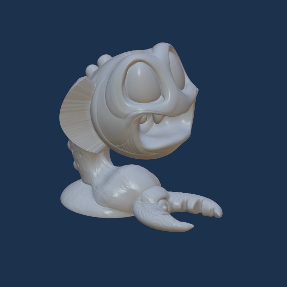 Strange Creature STL File, 3D Digital File for 3D Printing, Creature ...
