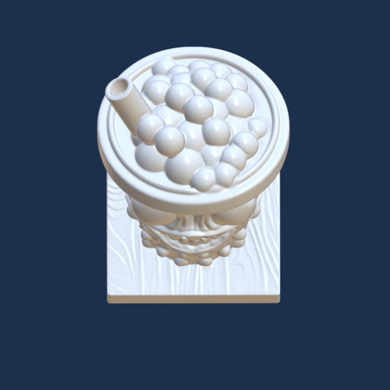 Boba Tea Creature STL, 3D Digital File for 3D Printing, Boba Tea, Boba ...