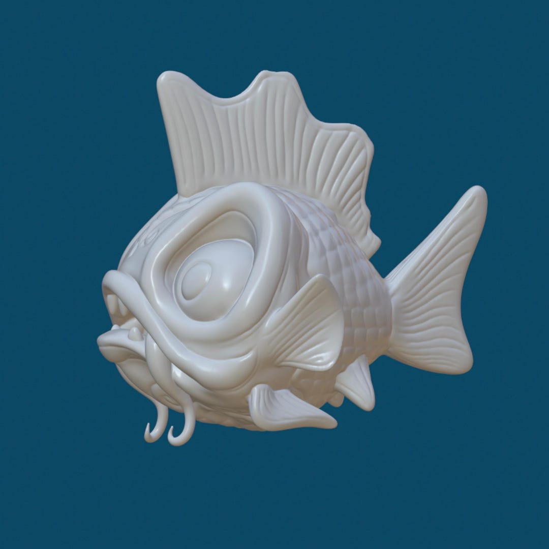Cute Koi Fish STL, 3D Digital File for 3D Printer, Koi Fish, Cute Koi ...