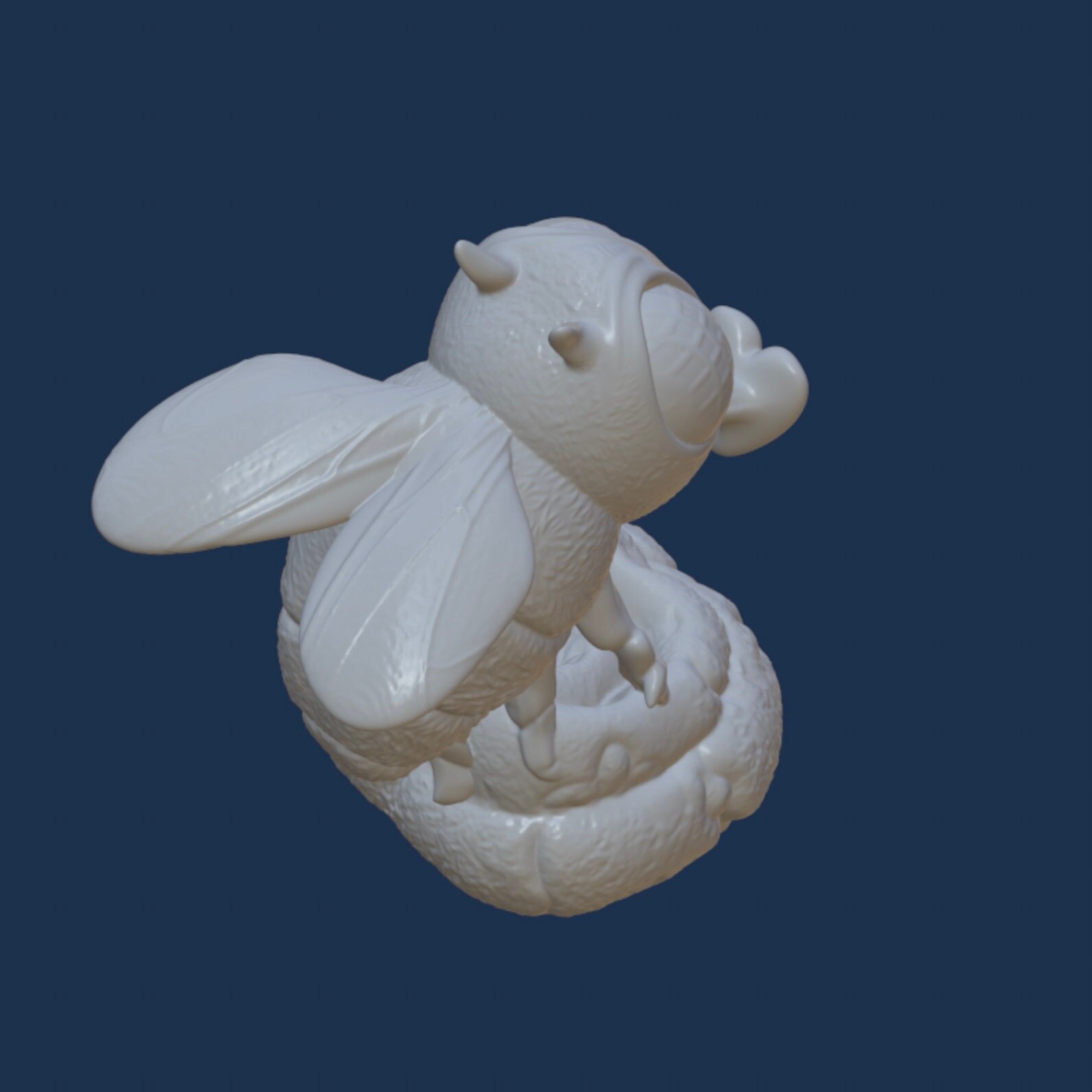 Cute Fly on Poop, STL Digital File for 3D Printing, Cute Fly, Poop ...
