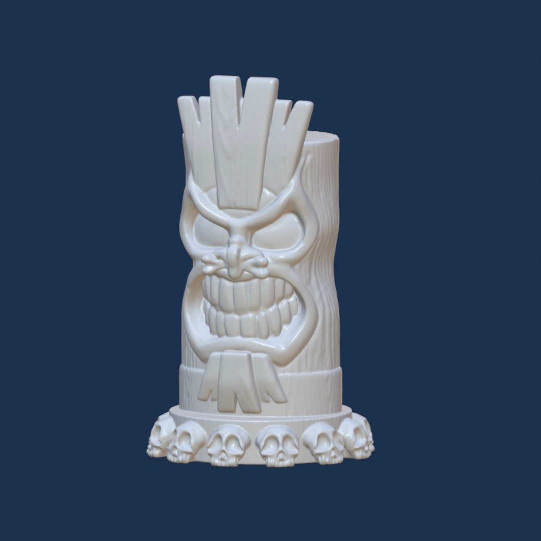 Tiki STL, 3D Digital File for 3D Printer, Tiki, Hawaiian STL, Original ...