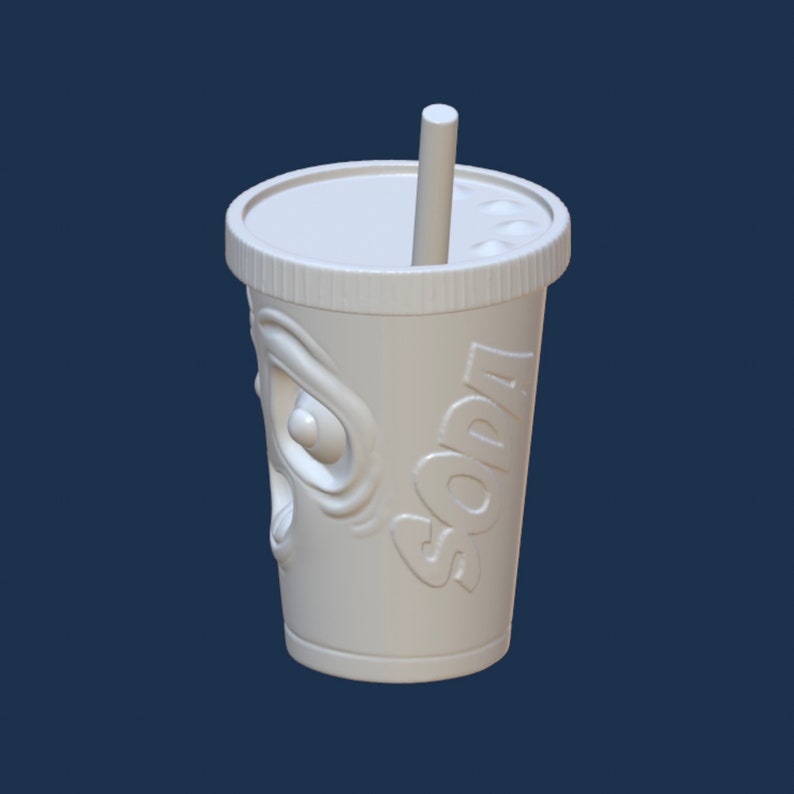 Soda Pop Character, STL File for 3D Printing, Cute Soda, Fountain Drink ...